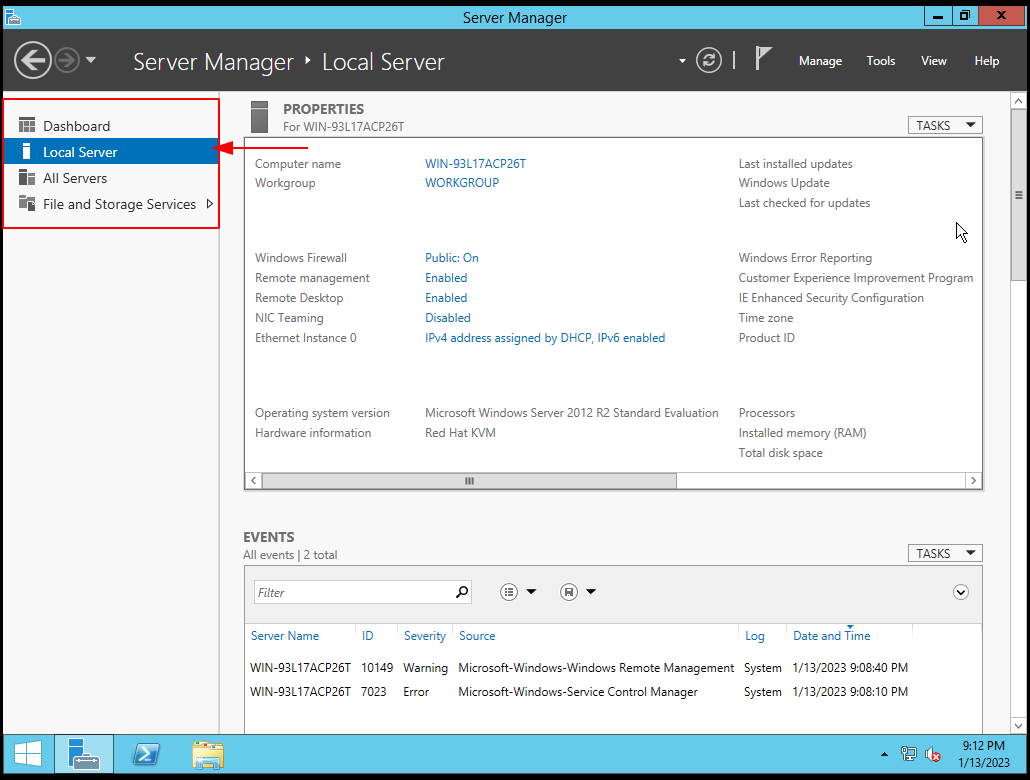CrownCloud Wiki - How To Fix Windows RDP An Internal Error Issue