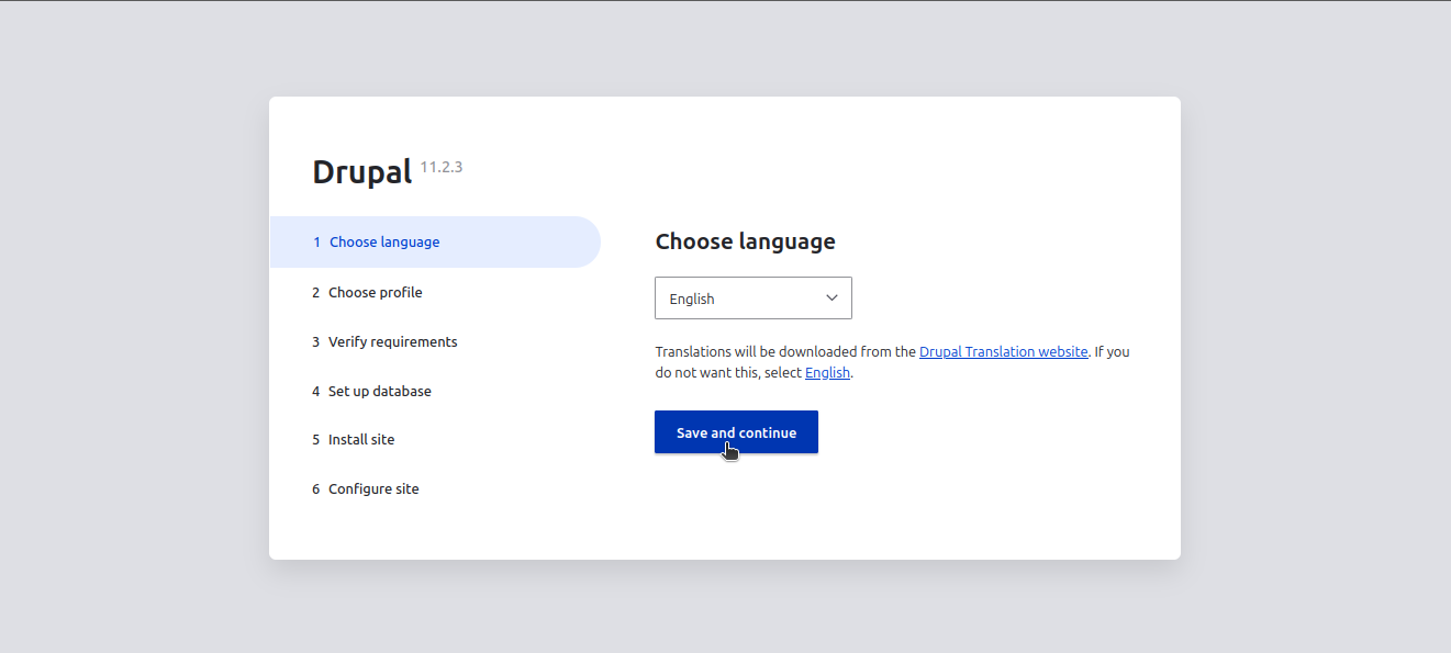 CrownCloud Wiki - How To Install Drupal On Debian 13