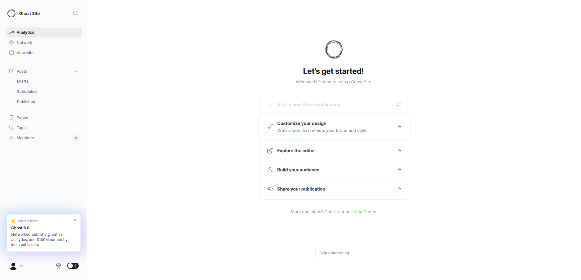 CrownCloud Wiki - How To Install Ghost CMS On Debian 13