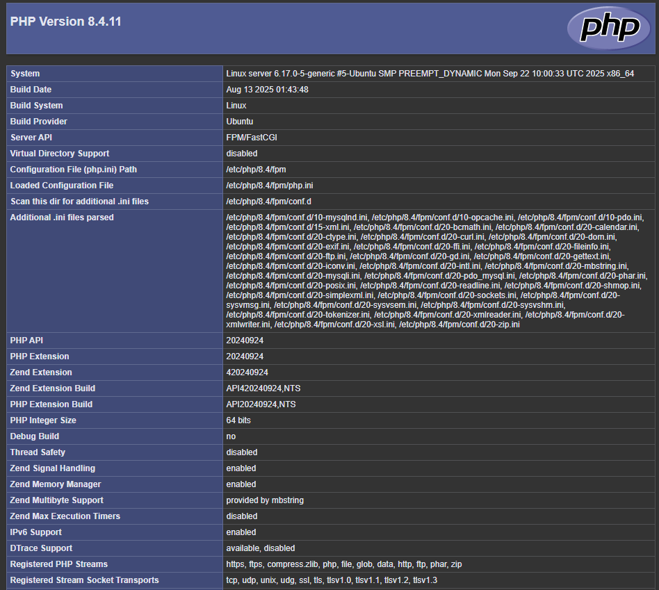 CrownCloud Wiki - How To Install LEMP Stack On Ubuntu 25 10