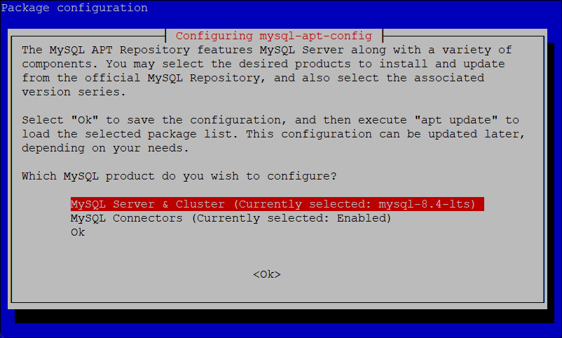 CrownCloud Wiki - How To Install MySQL 8 On Debian 13