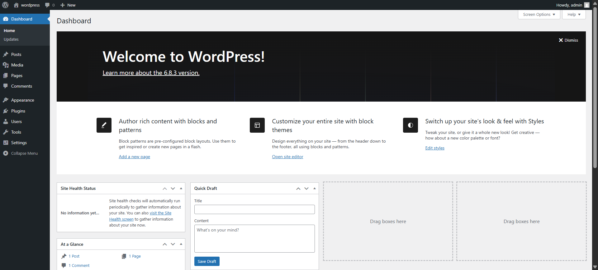 CrownCloud Wiki - How To Install WordPress On Ubuntu 25 10