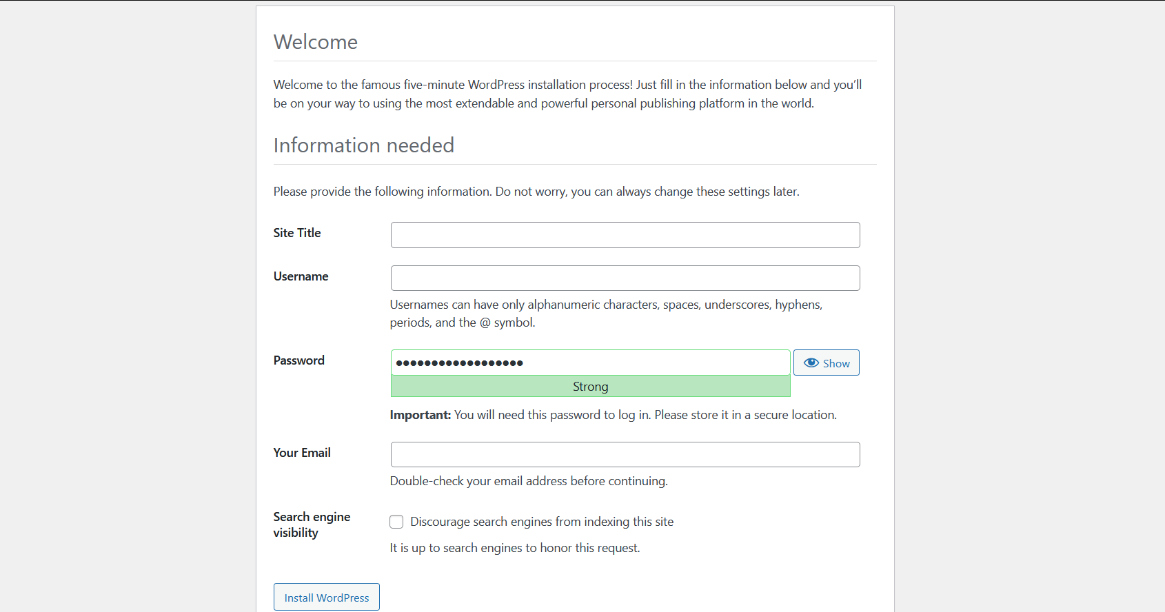 CrownCloud Wiki - How To Install WordPress On Rocky Linux 10 Using With LEMP Stack