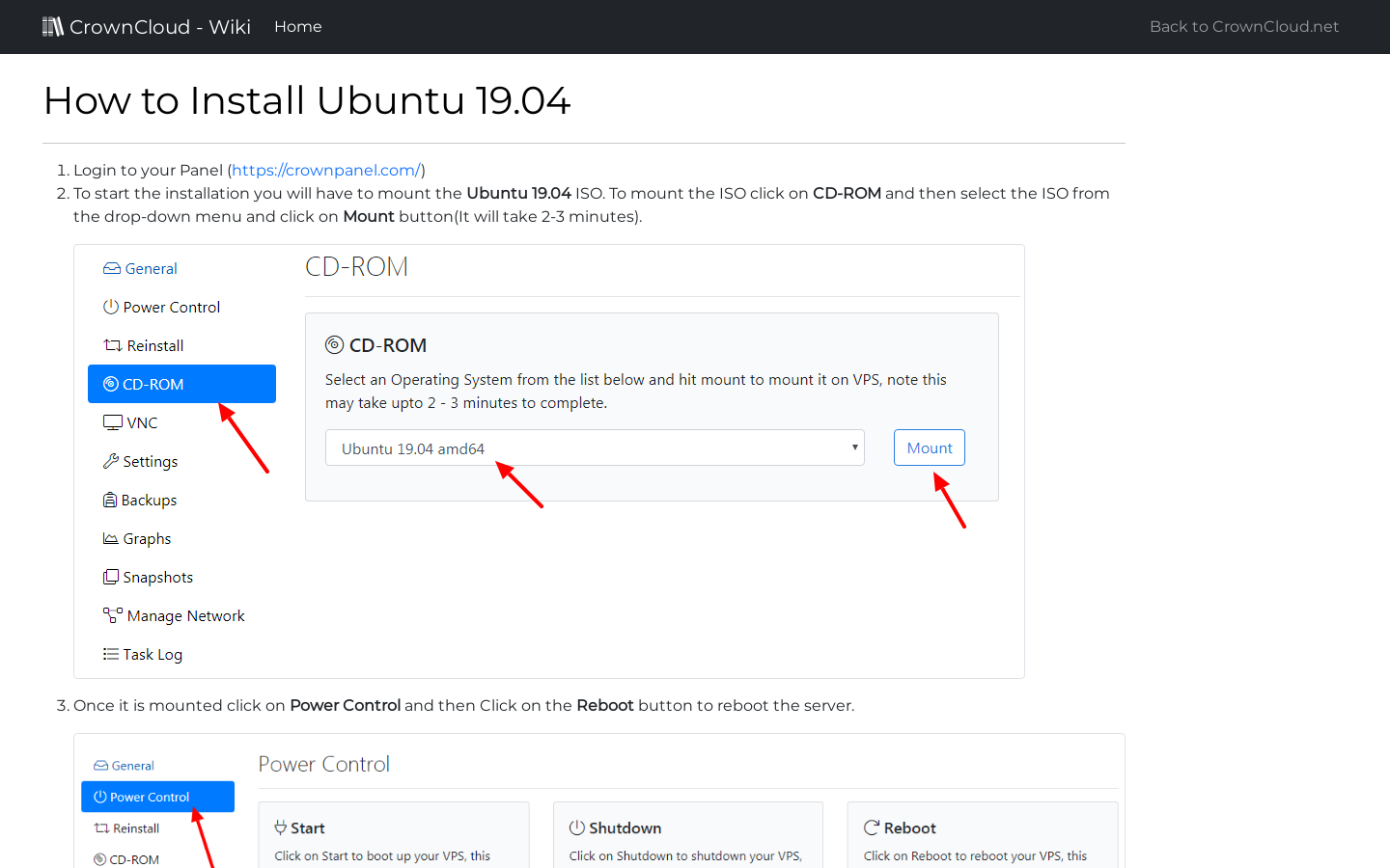 CrownCloud Wiki - How To Install Ubuntu19 04 CrownCloud Wiki - How To Install Ubuntu19 04